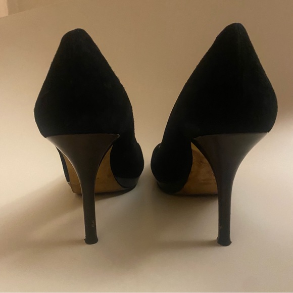 kate spade | Shoes | Kate Spade New York Black Suede Round Toe Pump ...